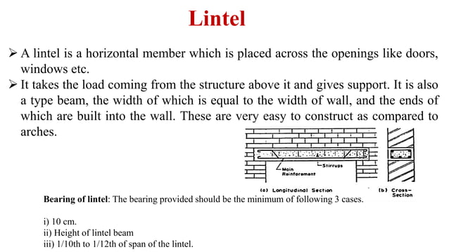 Design of RCC Lintel | PPTX