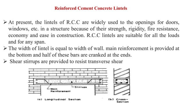 Design of RCC Lintel | PPTX