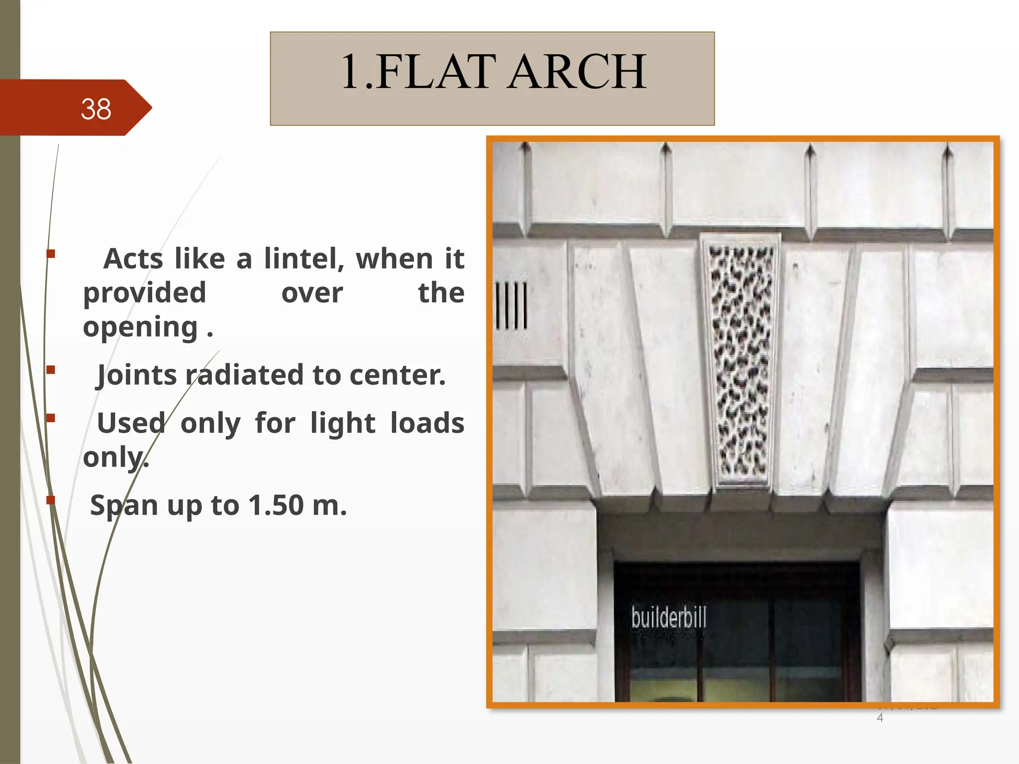 Lintel and Arches Interrior details arches | PPT