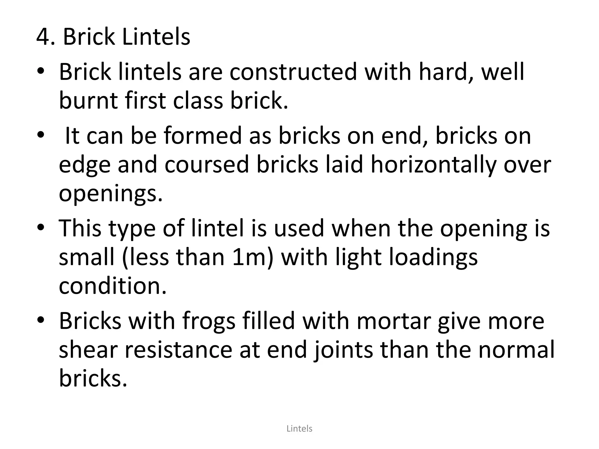 Lintels | PPTX