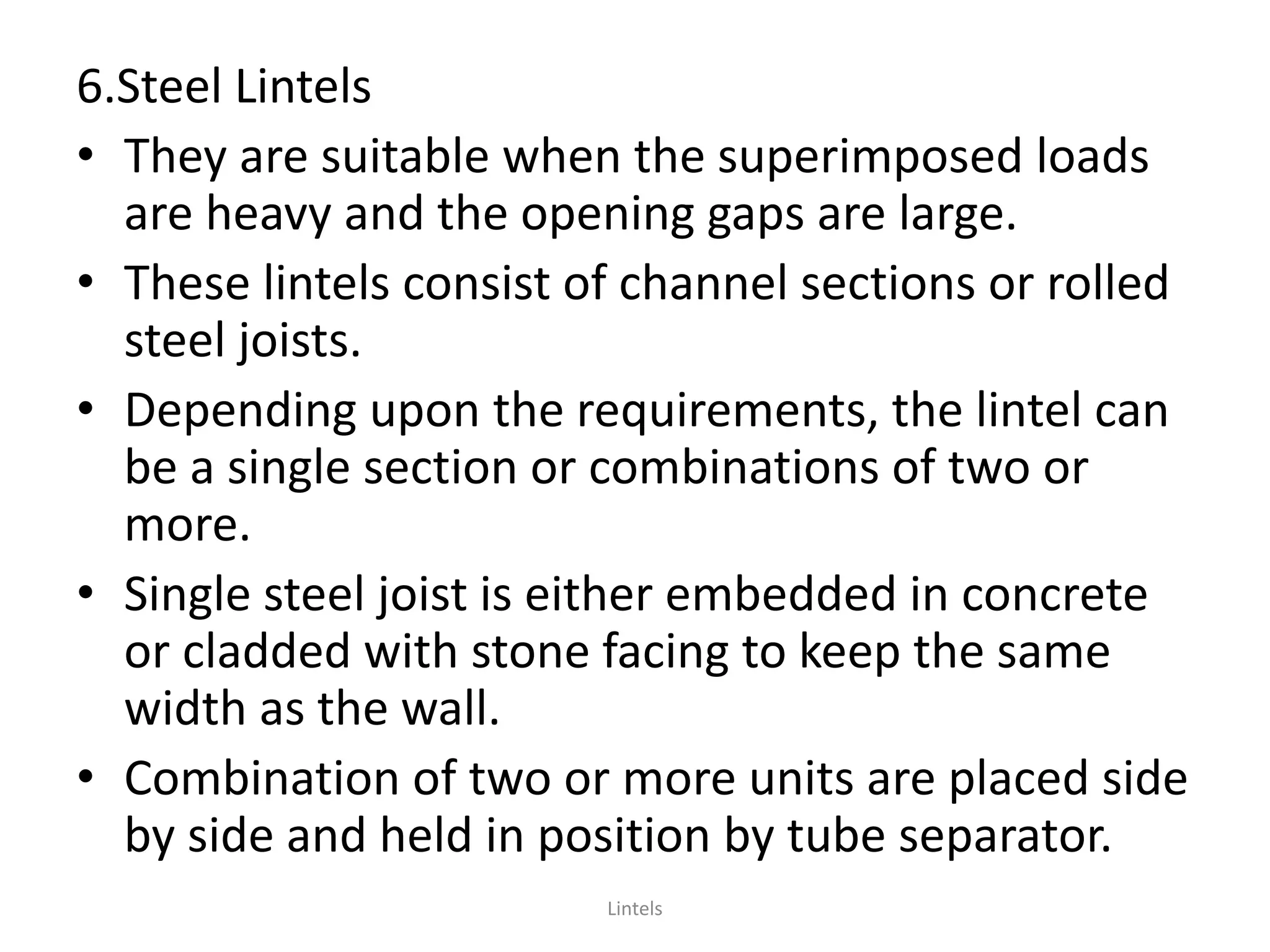 Lintels | PPTX