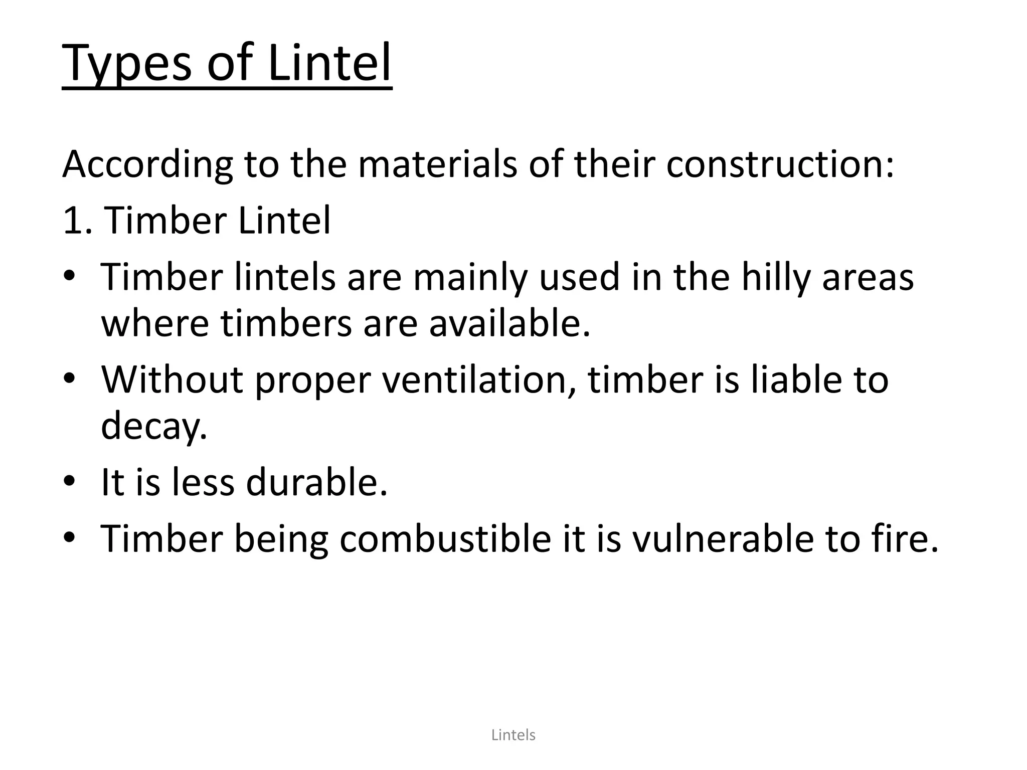 Lintels | PPTX