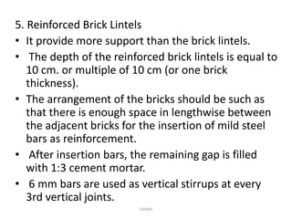 Lintels | PPTX