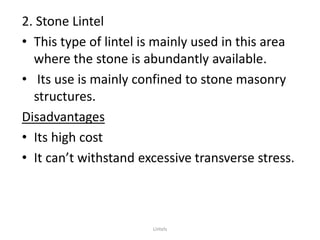 Lintels | PPTX