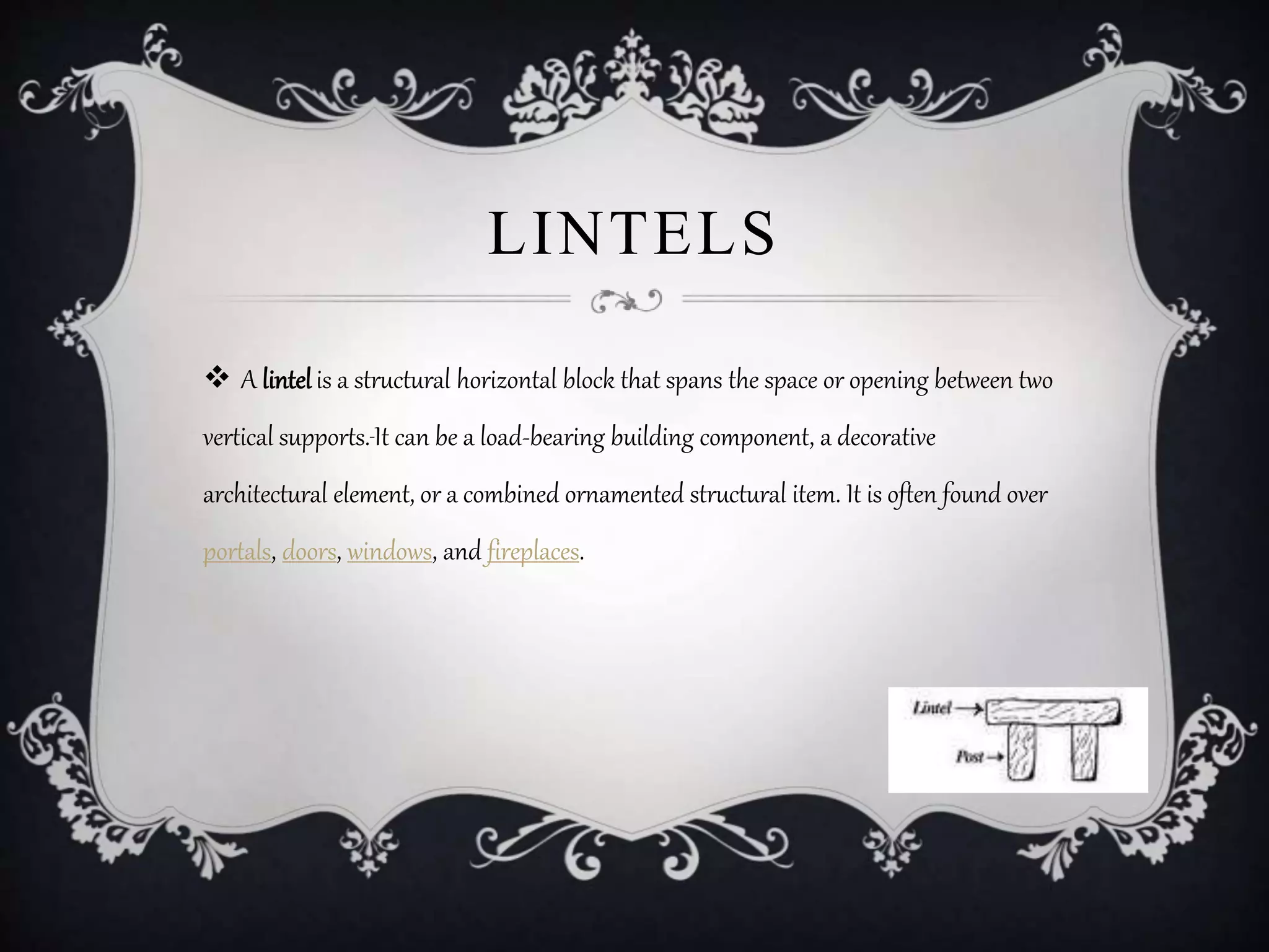 Lintels and arches | PPTX