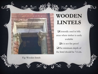 Lintels and arches | PPTX