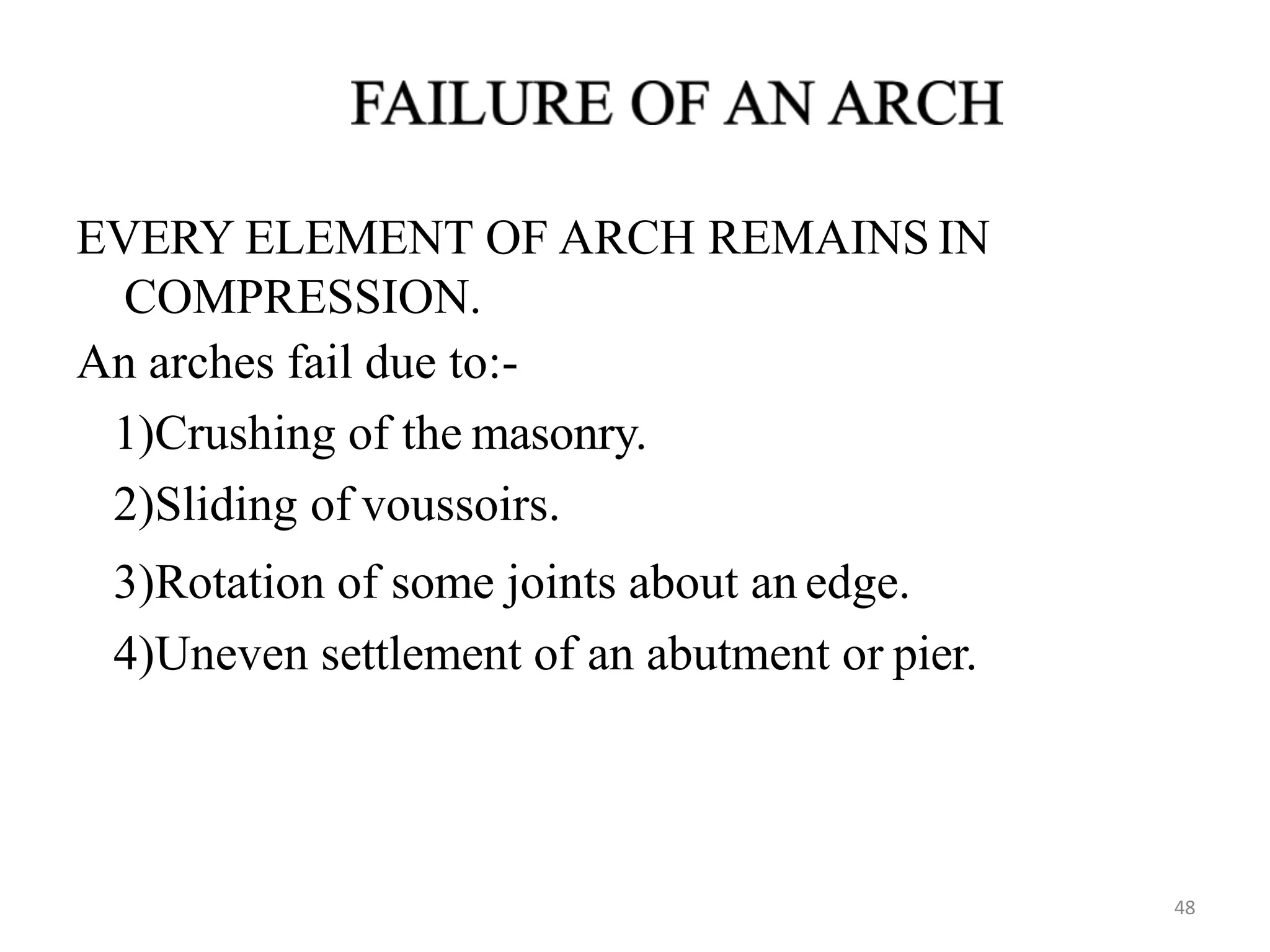 Lintels and arches | PPTX
