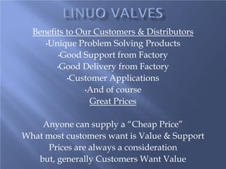 Linuo Industrial Valves Presentation | PDF