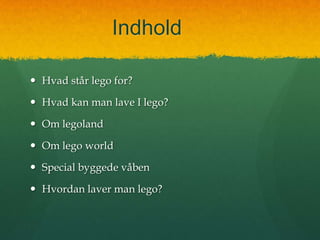 Linus lego-præsentation | PPTX