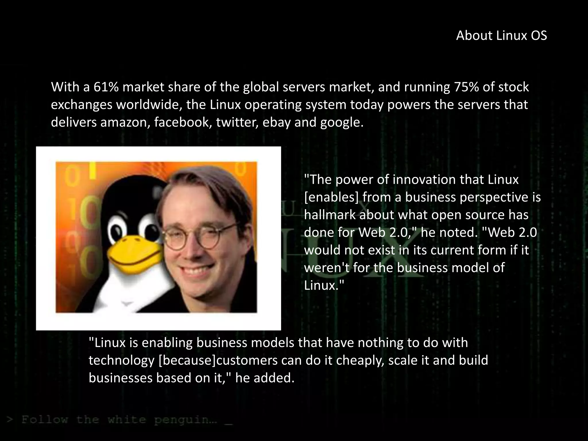 Linus Torvalds inspired me | PPT