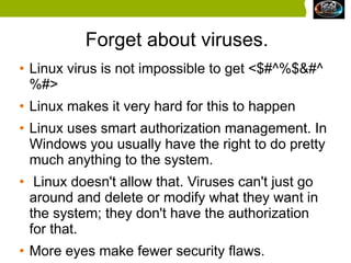 Why Linux is better | ODP