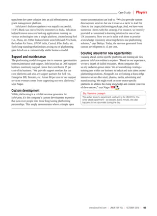 LINUX For You magazine covers InfoAxon for success achieved in ...