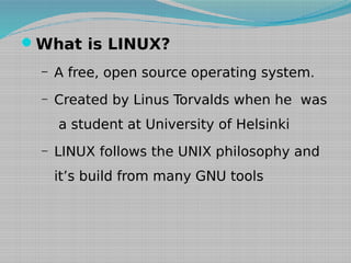 Linux | PPT
