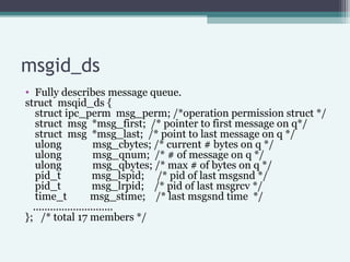 signals & message queues overview | PPT