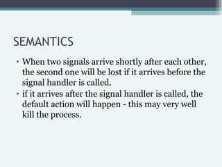signals & message queues overview | PPT
