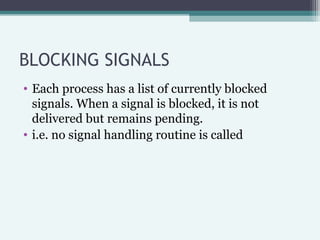 signals & message queues overview | PPT