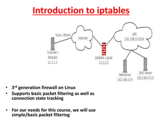 Linux and firewall | PPTX