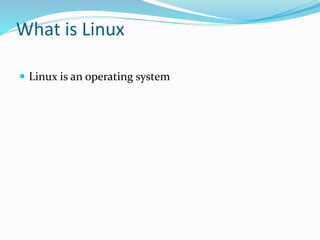 Linux Commands and info | PPTX | Operating Systems | Computer Software ...