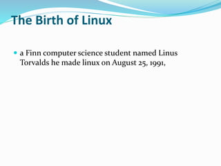 Linux Commands and info | PPTX | Operating Systems | Computer Software ...