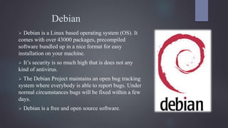 Linux | PPTX | Operating Systems | Computer Software and Applications