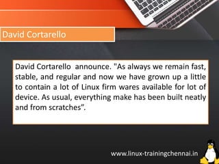 Kwort Linux 4.3 the new stable version is released | PPTX | Operating ...