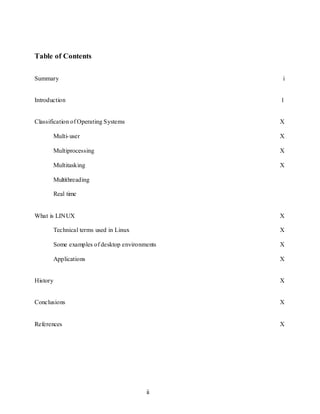 Linux Introduction | DOCX