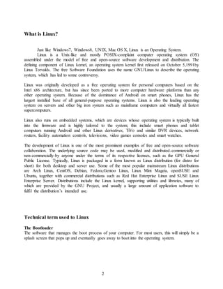 Linux Introduction | DOCX
