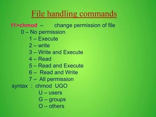Linux Basic commands and VI Editor | PPTX | Operating Systems | Computer Software and Applications