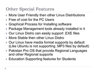 BCI Linux Distribution - Project Proposal by Umair Iftikhar | PPT