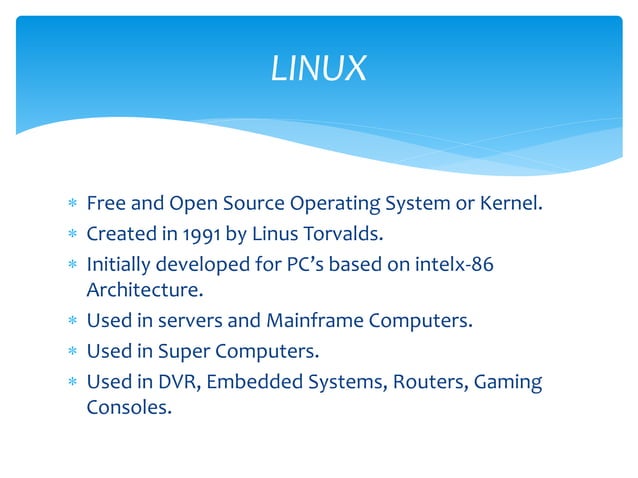 Linux | PPT