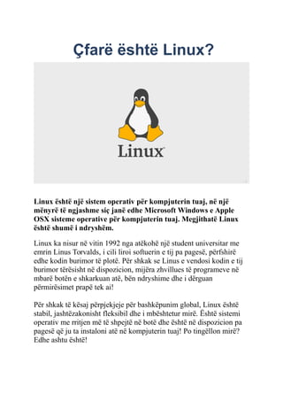 Cfare eshte Linux? | PDF