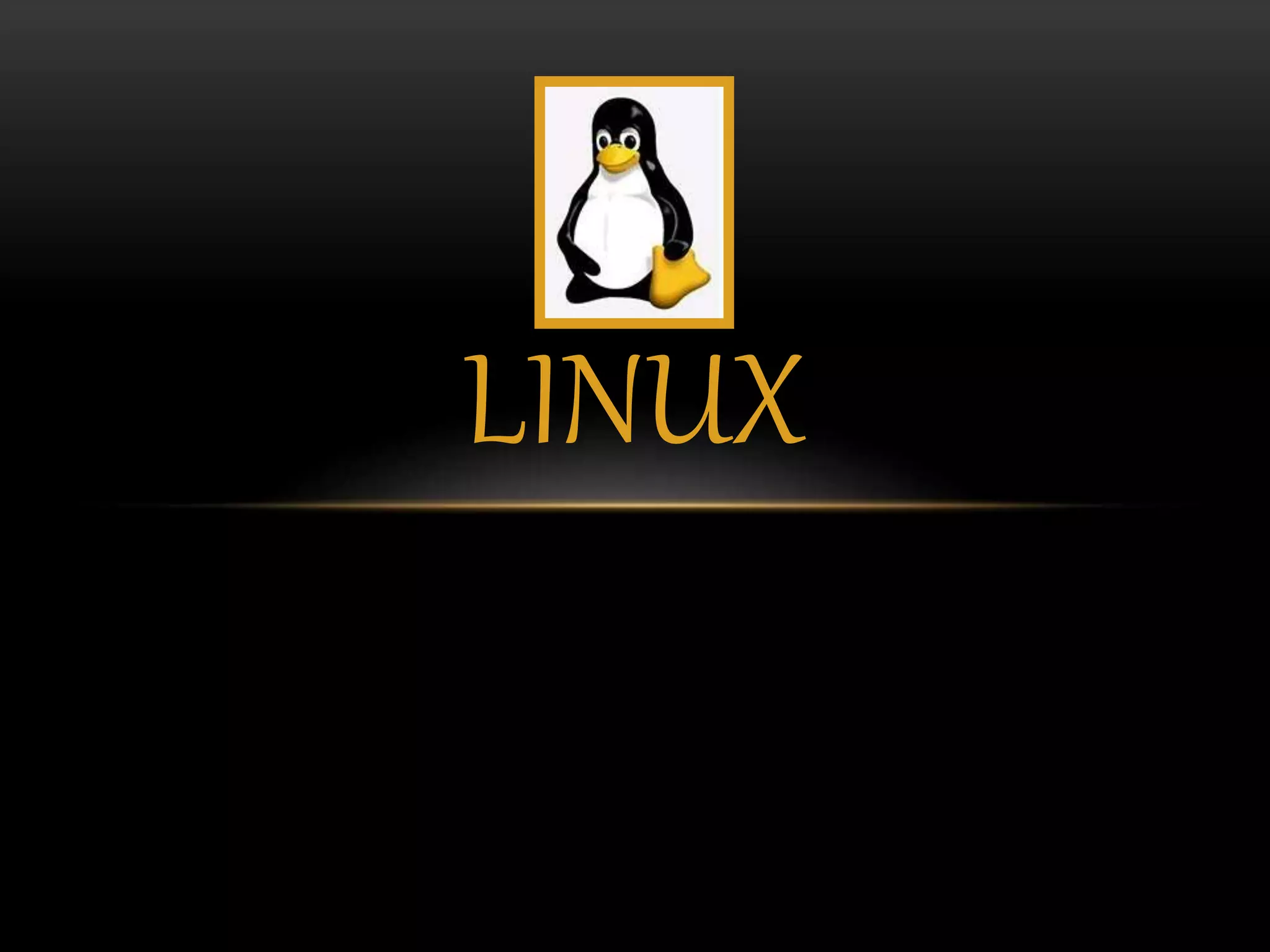 what is LINUX ? presentation. | PPTX | Operating Systems | Computer Software and Applications
