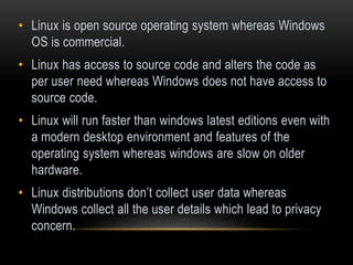 what is LINUX ? presentation. | PPTX