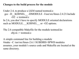 Sysfs filesystem to provide a hierarchi.. | PPT