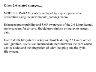 Sysfs filesystem to provide a hierarchi.. | PPT