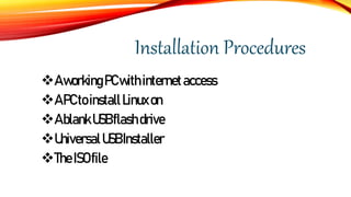 Linux installation.pptx
