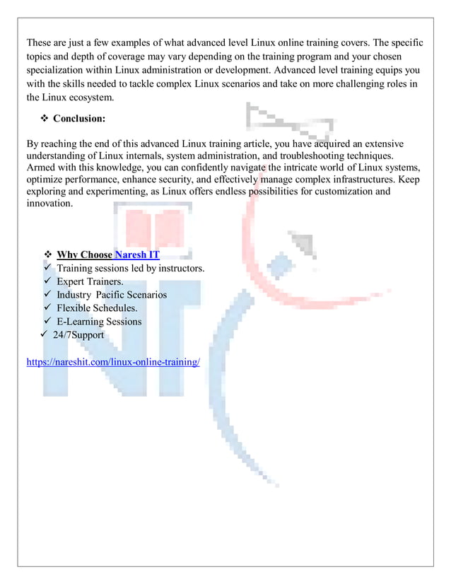 Linux Online Training | PDF