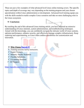 Linux Online Training. | PDF