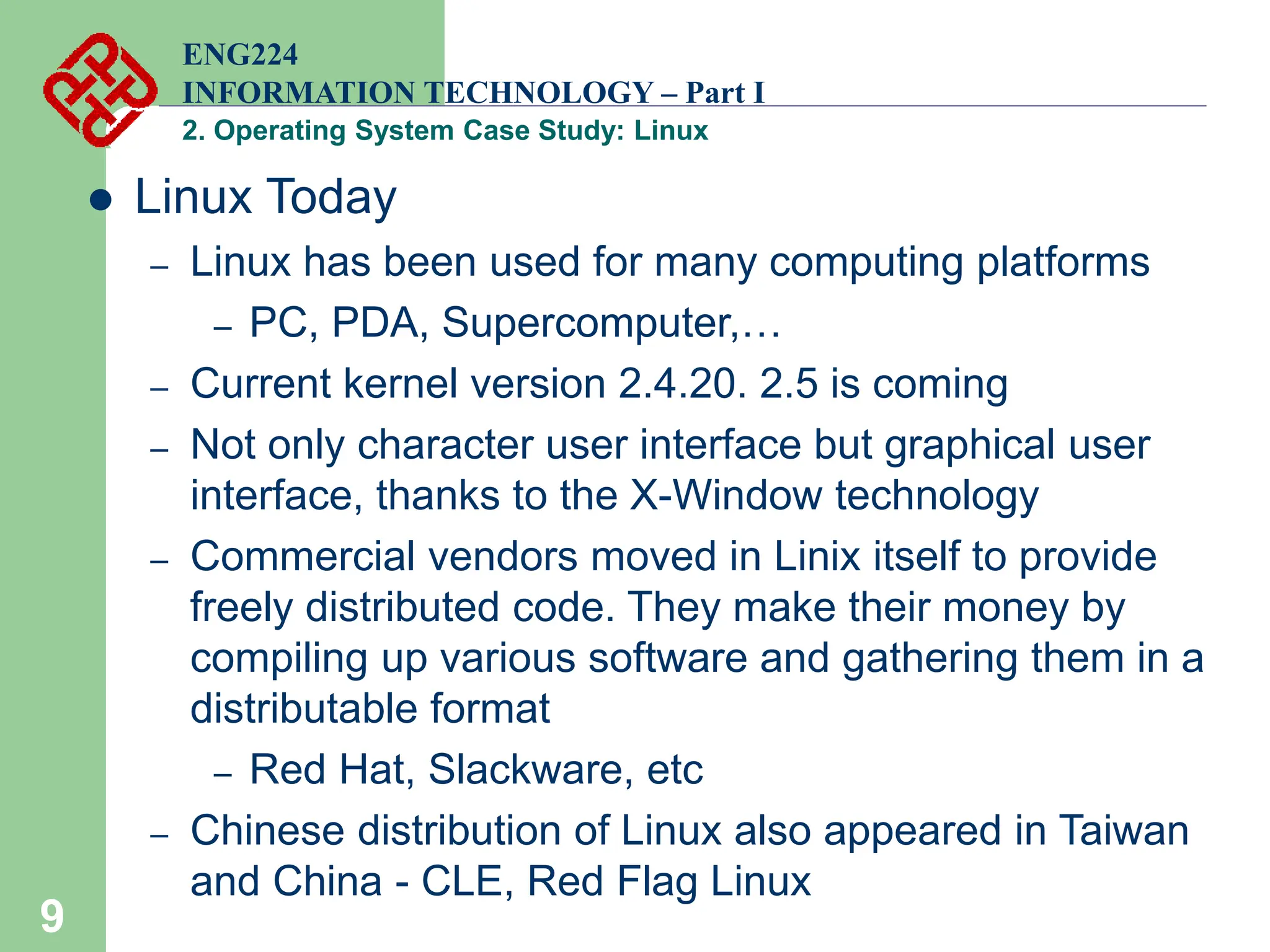 How to Operating OS System. Case Study: Linux | PPT