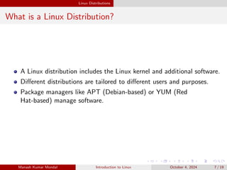 A brief Introduction to Linux Operating System. | PPT