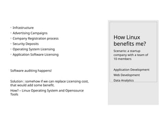 Linux Training PPT with basic tutorial and learning | PPTX