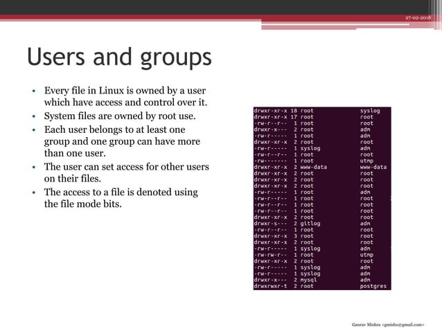 Linux User Management Pptx Operating Systems Computer Software And Applications