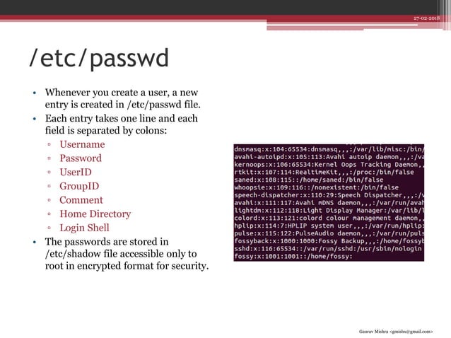 Linux User Management Pptx Operating Systems Computer Software And Applications