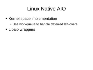 Linux aio | ODP