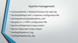 Linux apache server | PPTX
