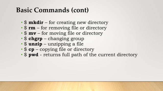 Linux Basics | PPTX