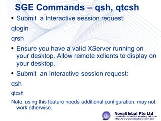 Linux Cluster Job Management Systems (SGE) | PPT