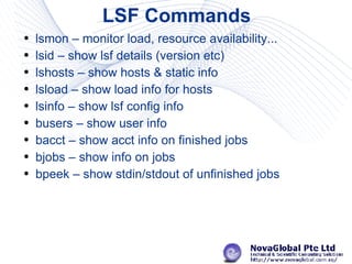 Linux Cluster Job Management Systems (SGE) | PPT
