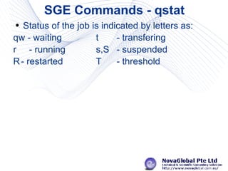 Linux Cluster Job Management Systems (SGE) | PPT