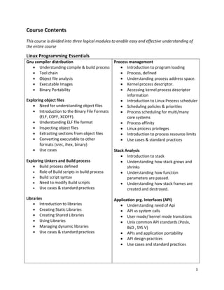 Linux Driver and Embedded Developer with Android Course Content ...
